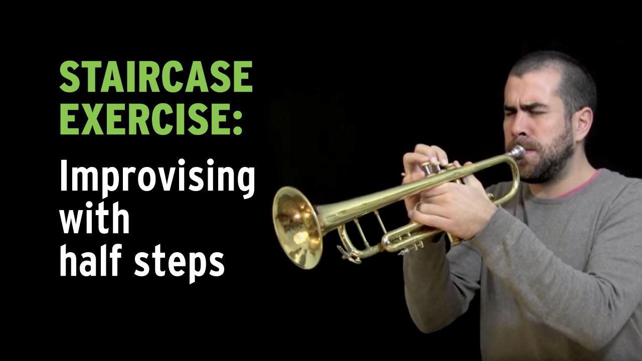 IFR Staircase exercise with jazz phrasing on trumpet | Improvise for Real